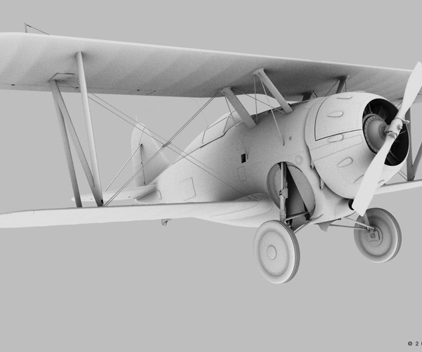 ArtStation - GRUMMAN F2F-1 | Game Assets