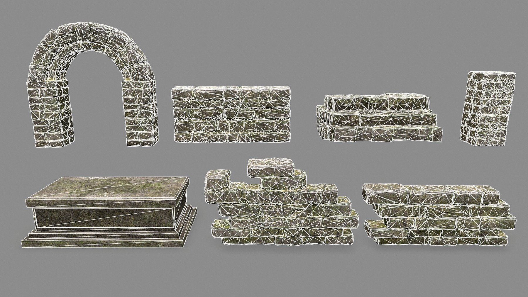 ArtStation - Stone Set | Game Assets