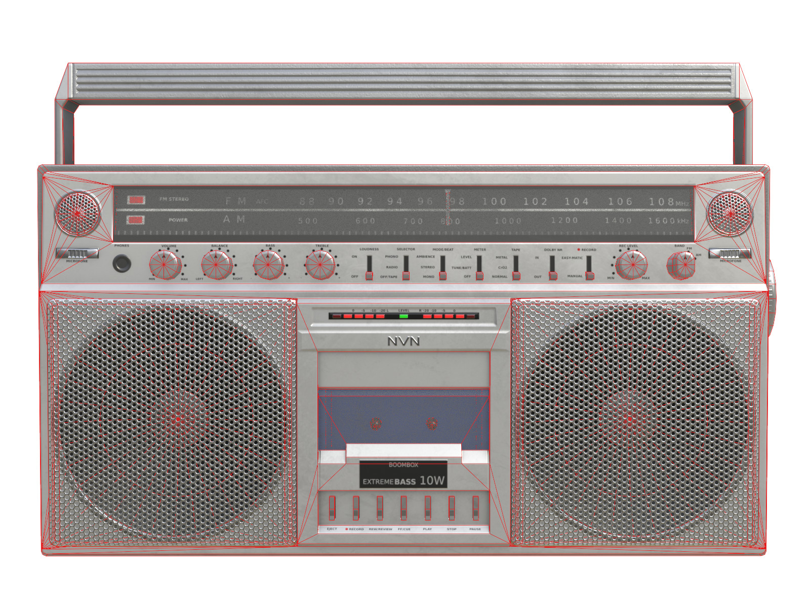 ArtStation - Game-ready Retro Boombox | Game Assets