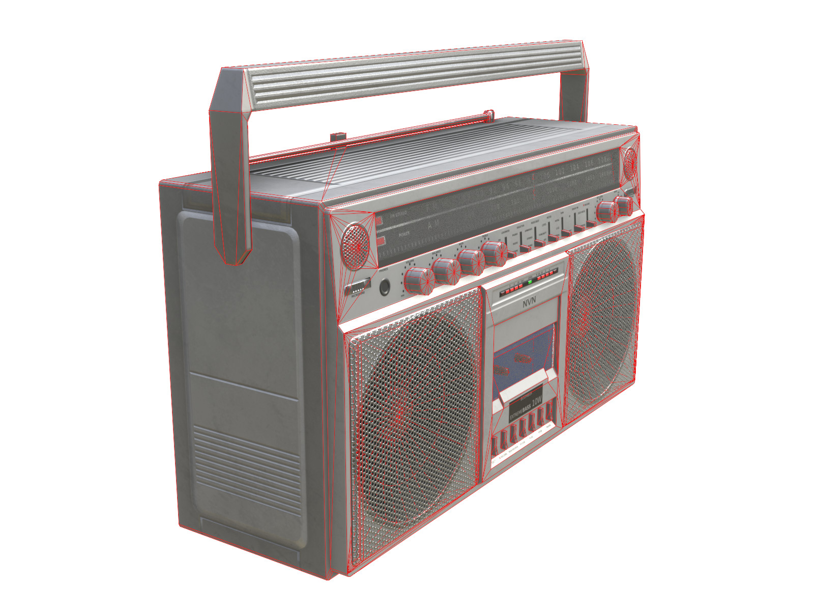 ArtStation - Game-ready Retro Boombox | Game Assets
