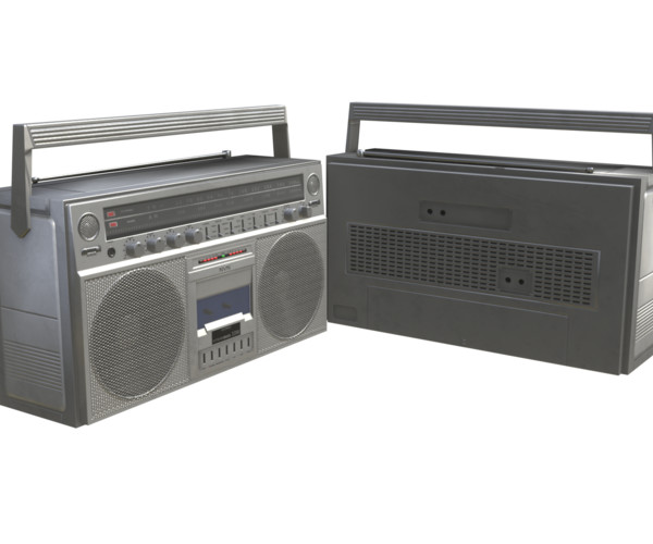 ArtStation - Game-ready Retro Boombox | Game Assets
