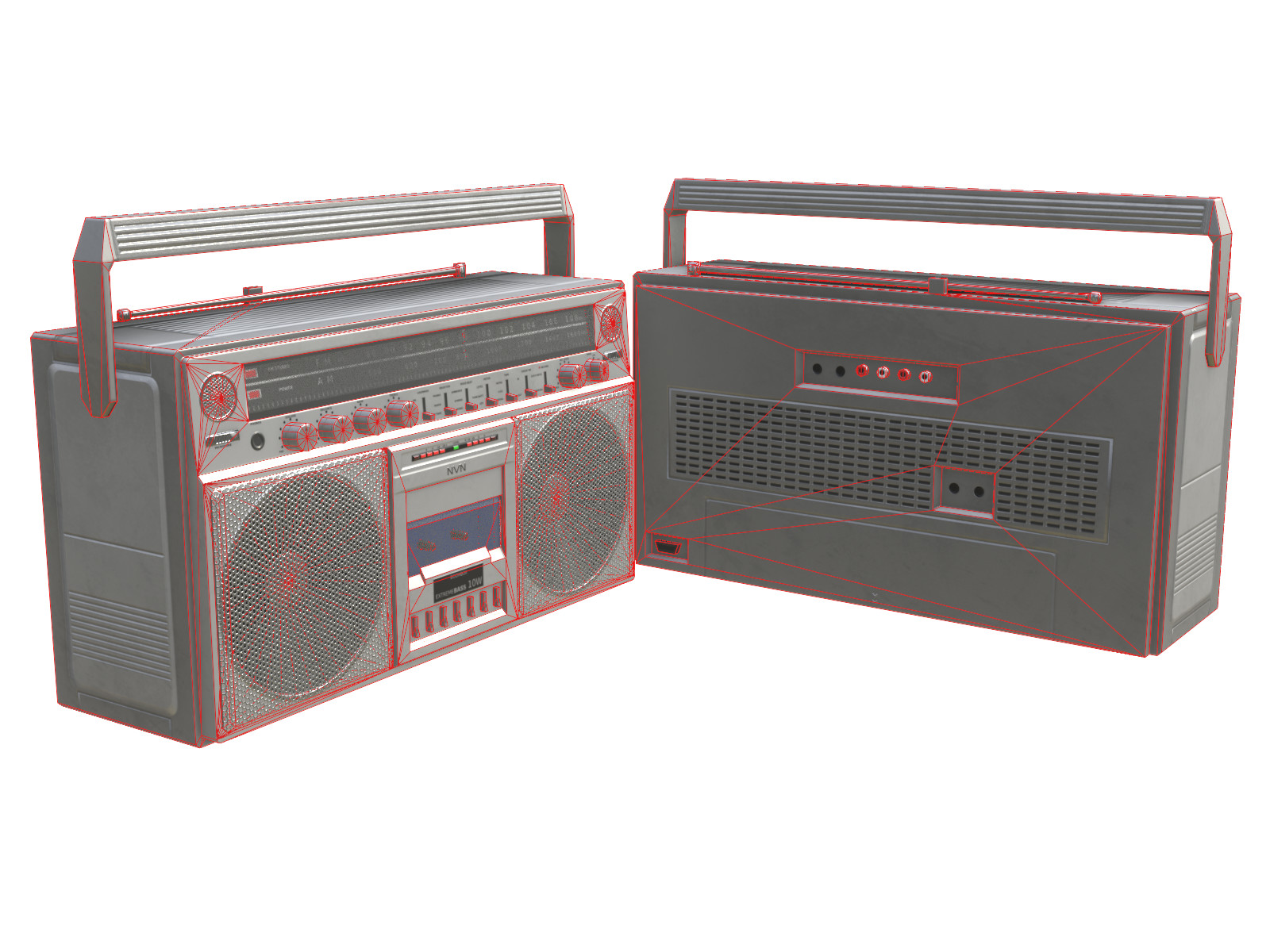 ArtStation - Game-ready Retro Boombox | Game Assets