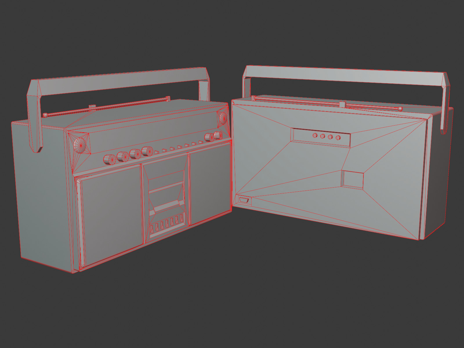 ArtStation - Game-ready Retro Boombox | Game Assets