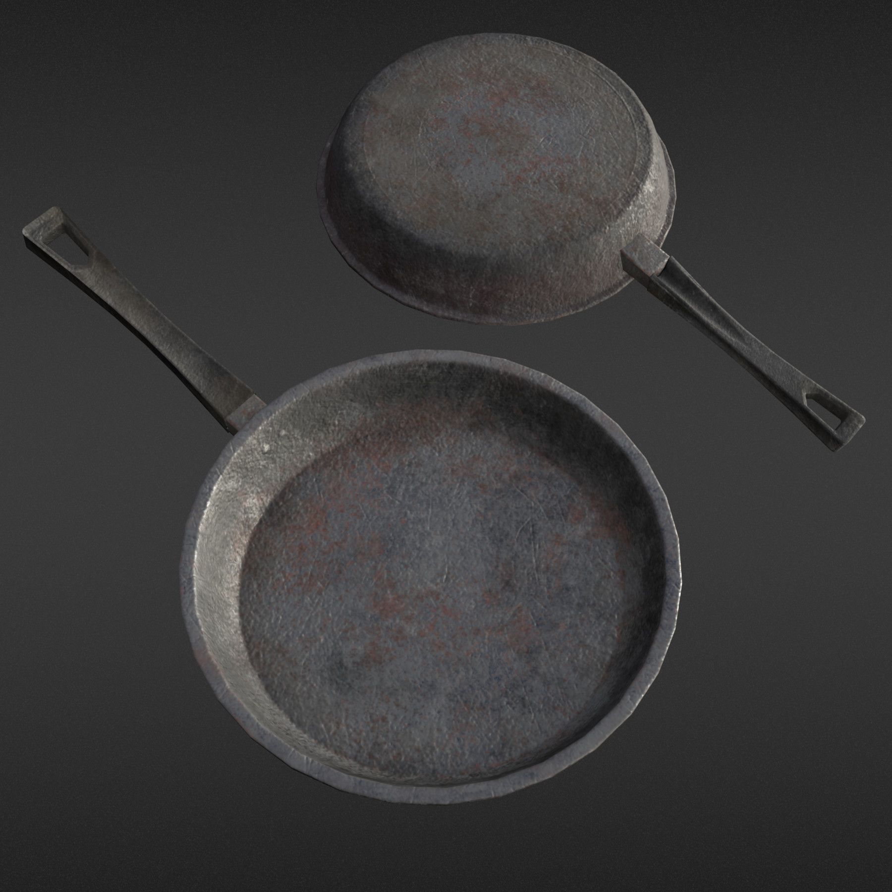 ArtStation - Frying Pan Old and Dirty | Game Assets