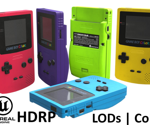 ArtStation - Gameboy Color | Game Assets