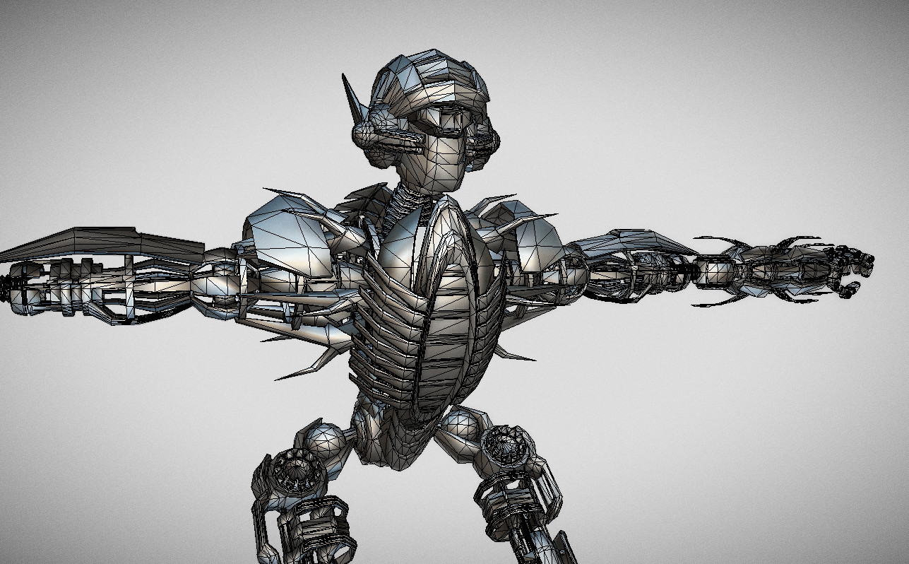ArtStation - Intelligent robot model | Resources