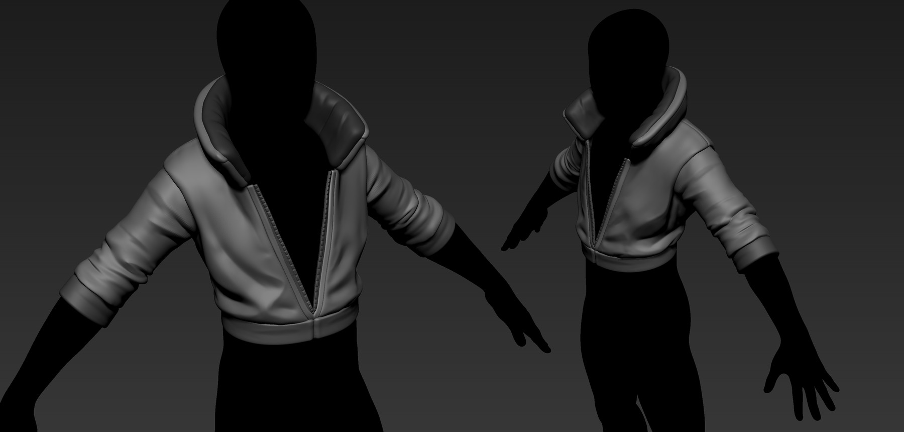 ArtStation - stylized jacket1 basemesh | Resources