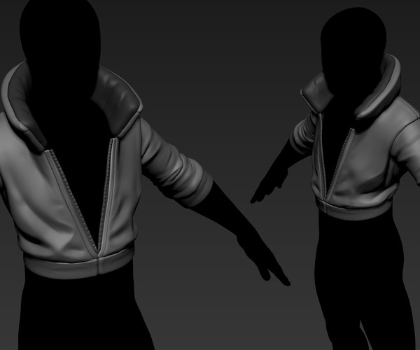 ArtStation - stylized jacket1 basemesh | Resources