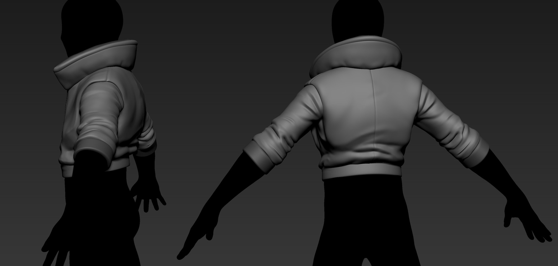 ArtStation - stylized jacket1 basemesh | Resources