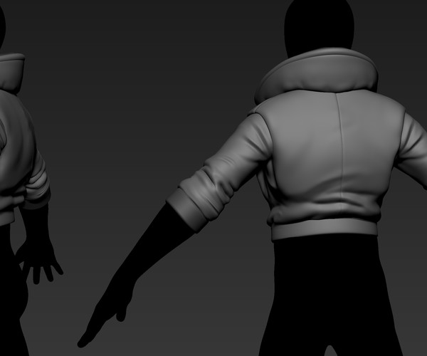 ArtStation - stylized jacket1 basemesh | Resources