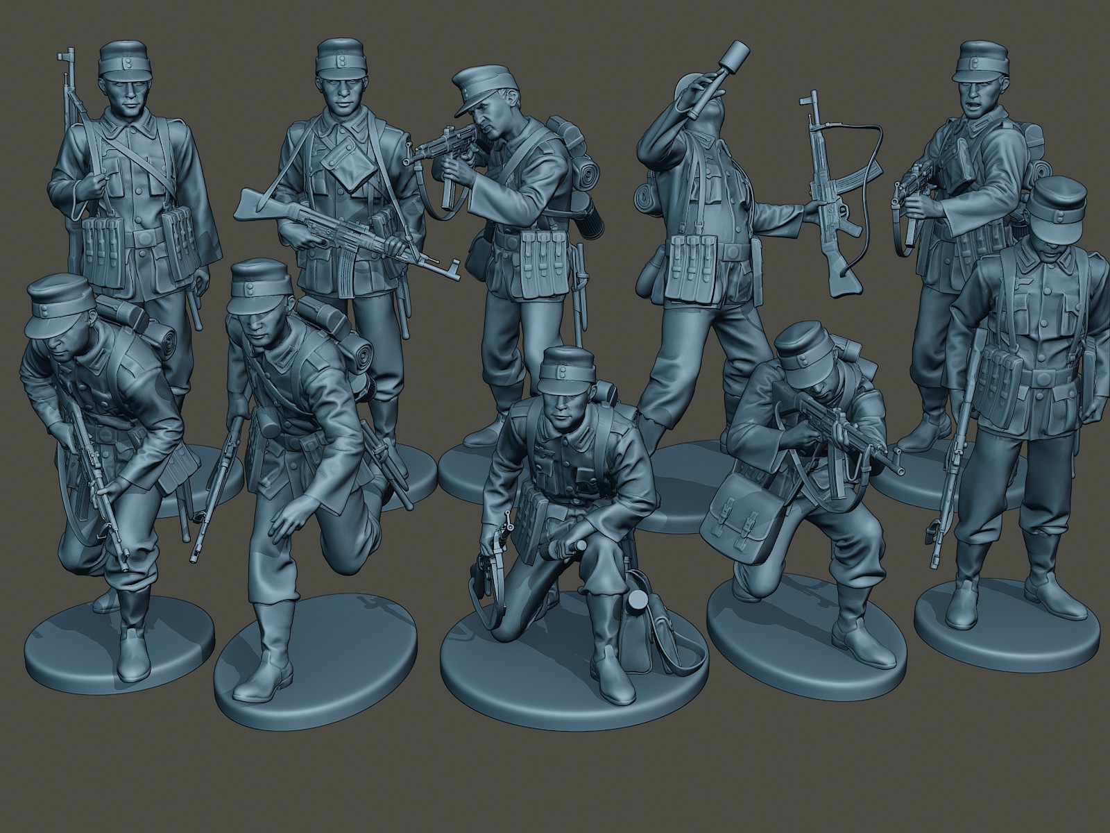 ArtStation - German soldiers ww2 Bundle Pack 1 | Resources