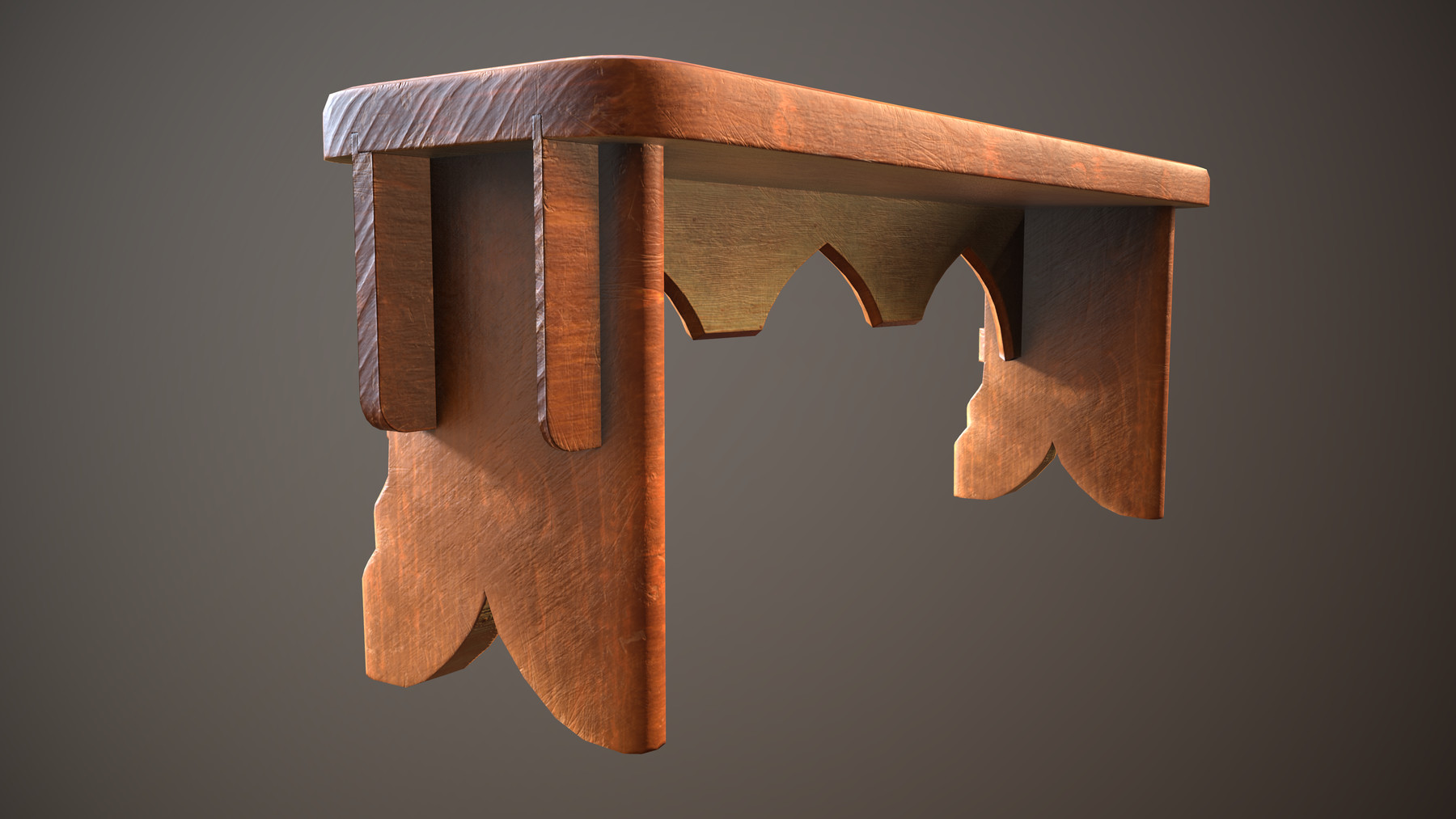 ArtStation - Medieval Bench | Resources