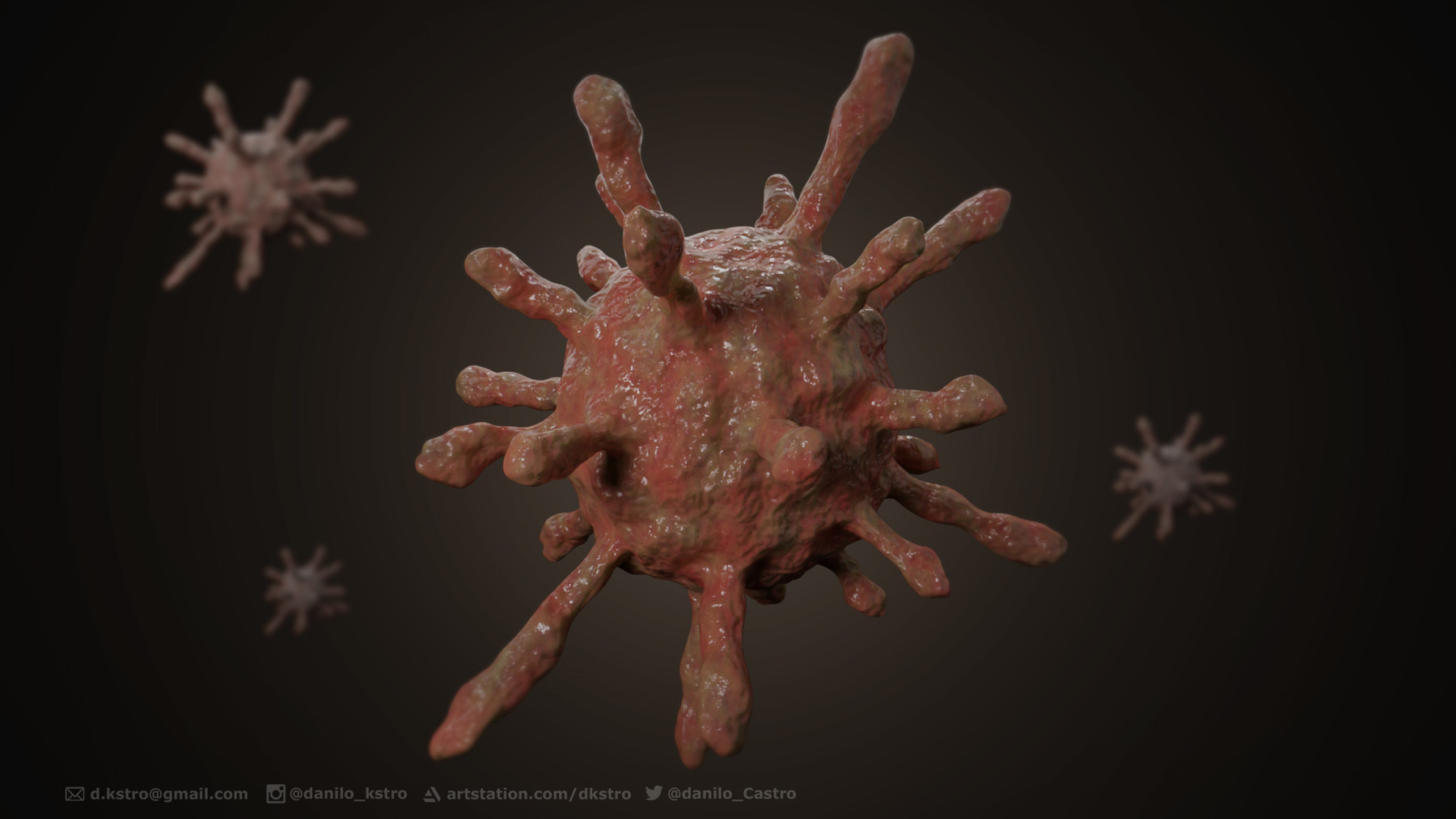 ArtStation - Virus | 3D Model and Animation | Resources