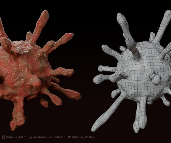 ArtStation - Virus | 3D Model and Animation | Resources