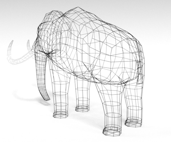 ArtStation - Low Poly Cartoon Mammoth | Resources