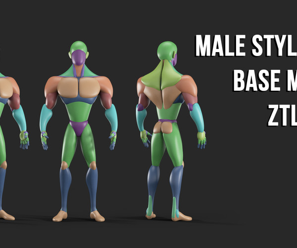 ArtStation - Male Styized Base Mesh | Resources