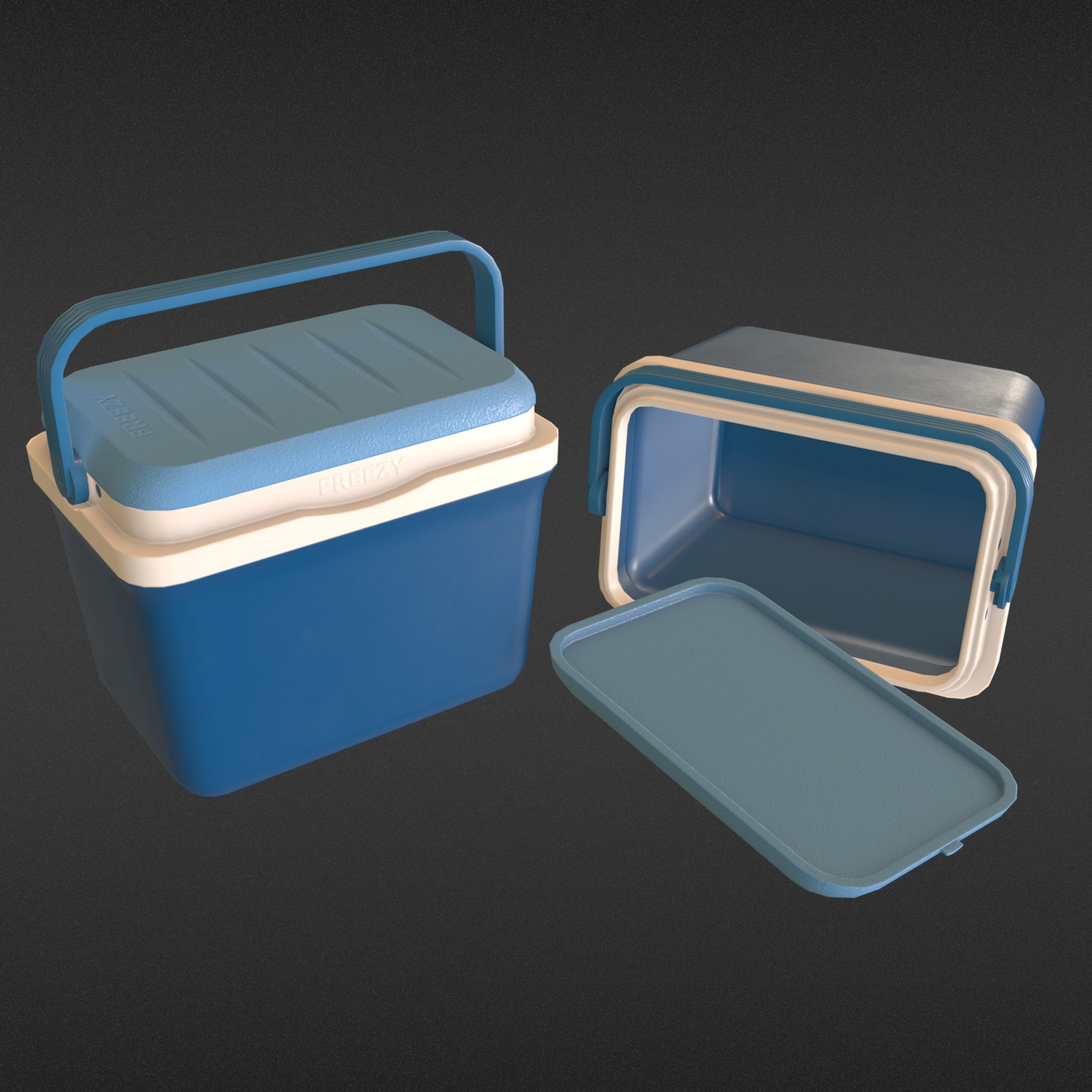 ArtStation - Plastic Cooler | Game Assets