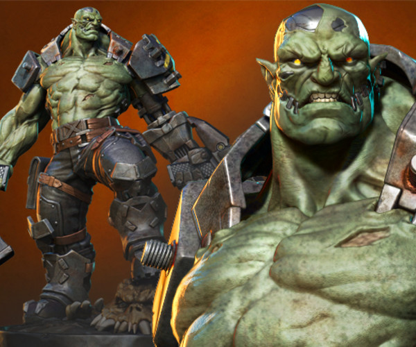 ArtStation - Orc Cyborg Character Creation in Zbrush | Tutorials