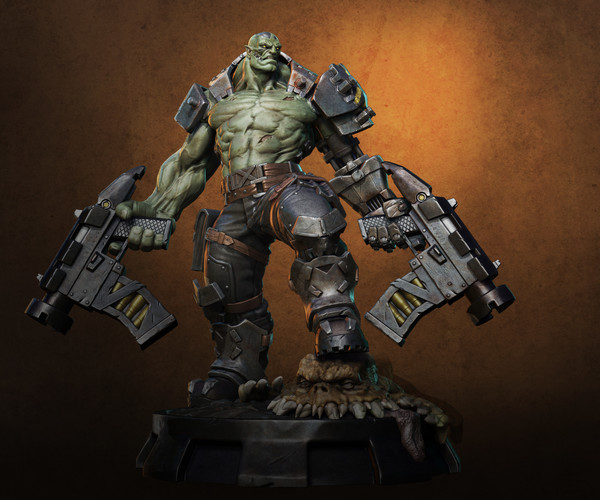 ArtStation - Orc Cyborg Character Creation in Zbrush | Tutorials