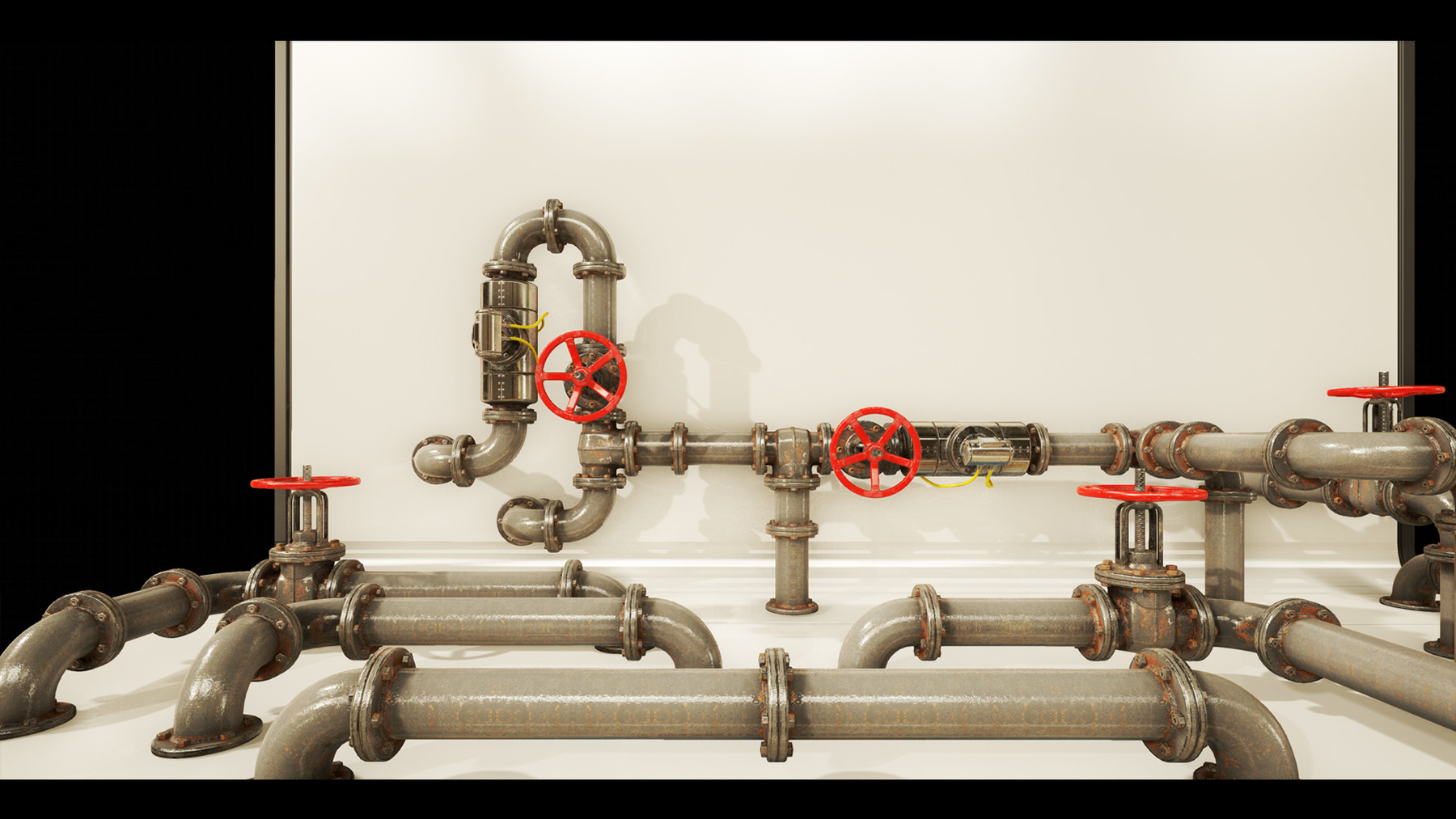 ArtStation - PBR Modular Pipes Set - UE Project 4.22+ | Game Assets