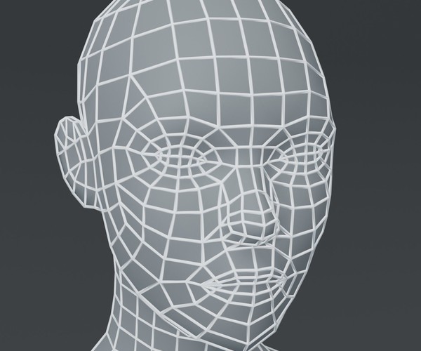 ArtStation - Human Body Base Mesh 3D Model Family Pack | Game Assets