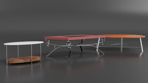 ArtStation - Center Tables | Game Assets