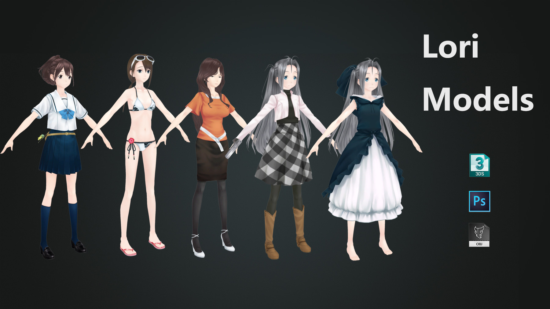 ArtStation - Japanese style Lori model | Resources