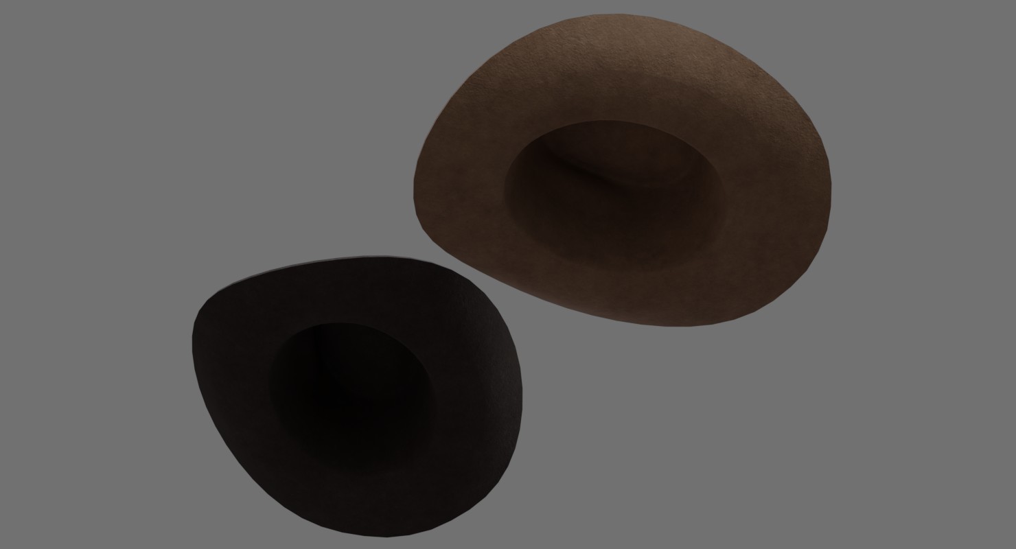 ArtStation - Cowboy Hat 1A | Game Assets