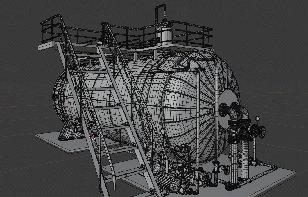 ArtStation - Industrial Steam Boiler | Resources