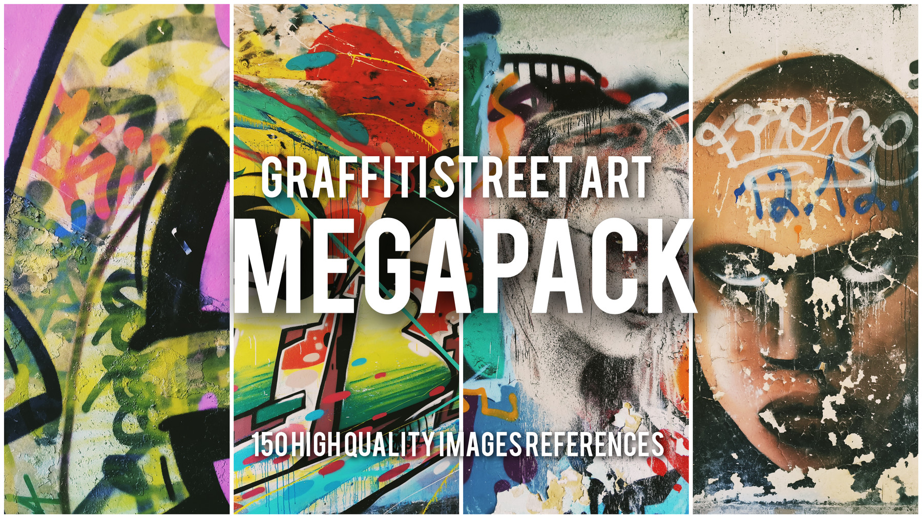 ArtStation - Street Graffiti MEGAPACK references | Resources