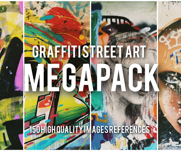 ArtStation - Street Graffiti MEGAPACK references | Resources