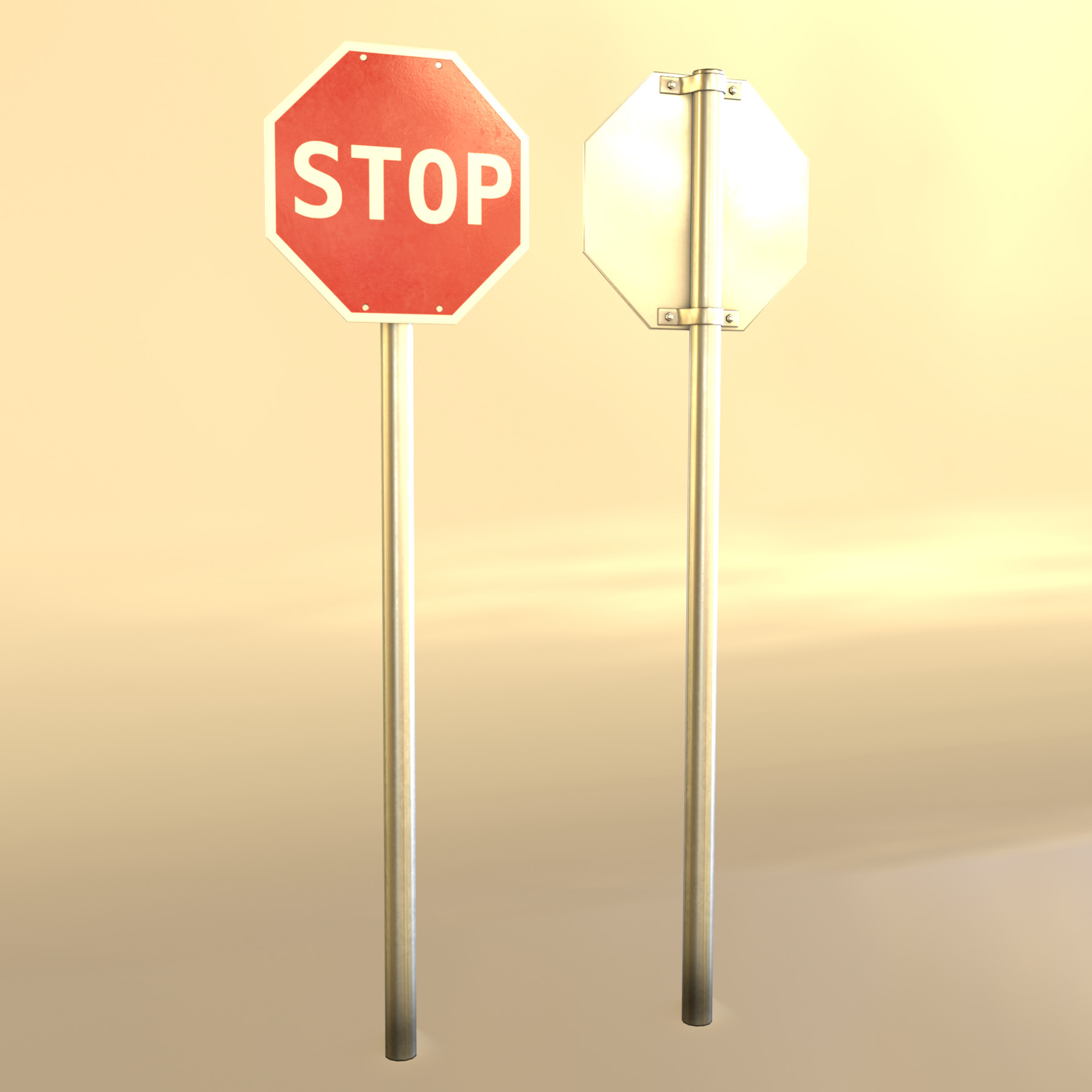 ArtStation - Stop Sign | Game Assets