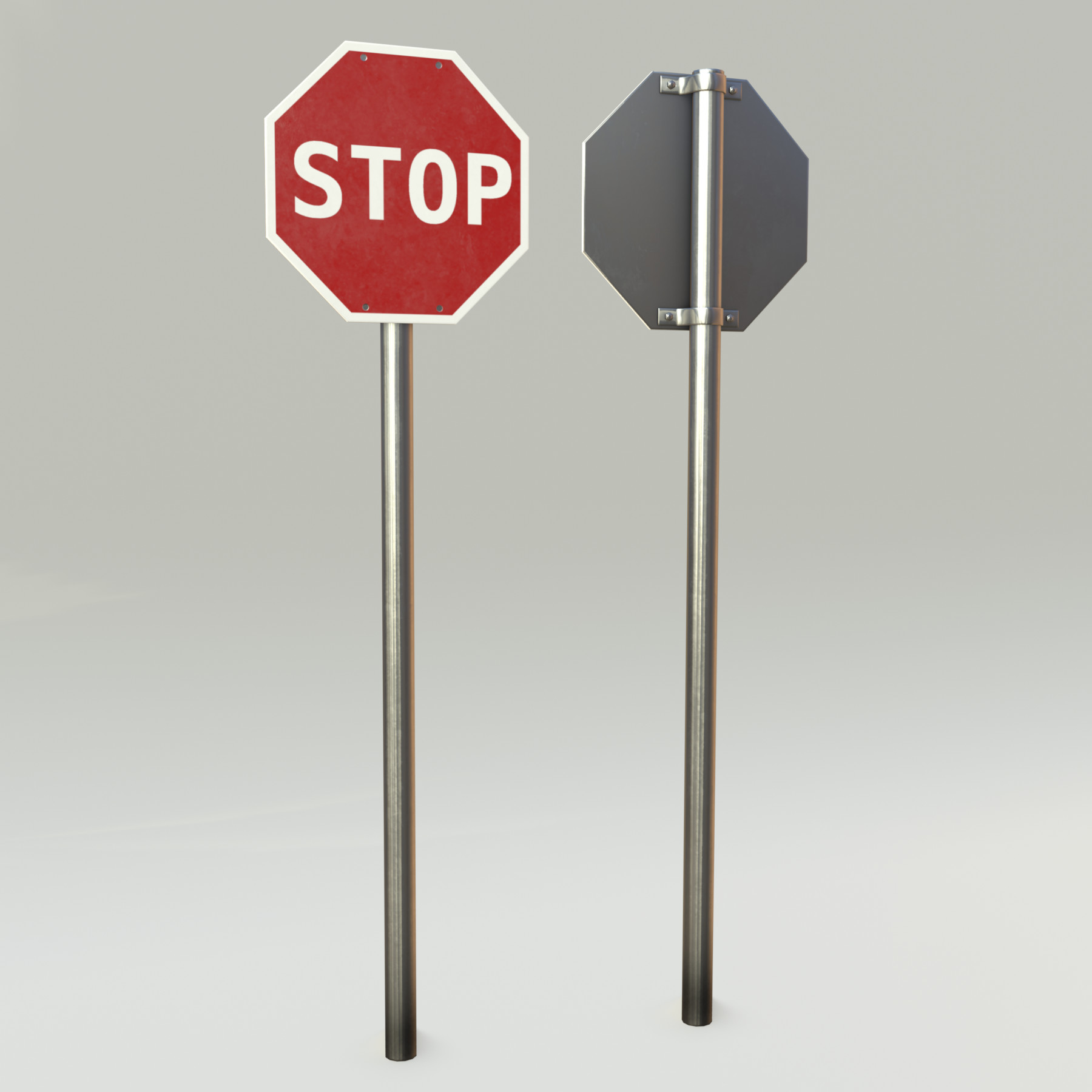 ArtStation - Stop Sign | Game Assets