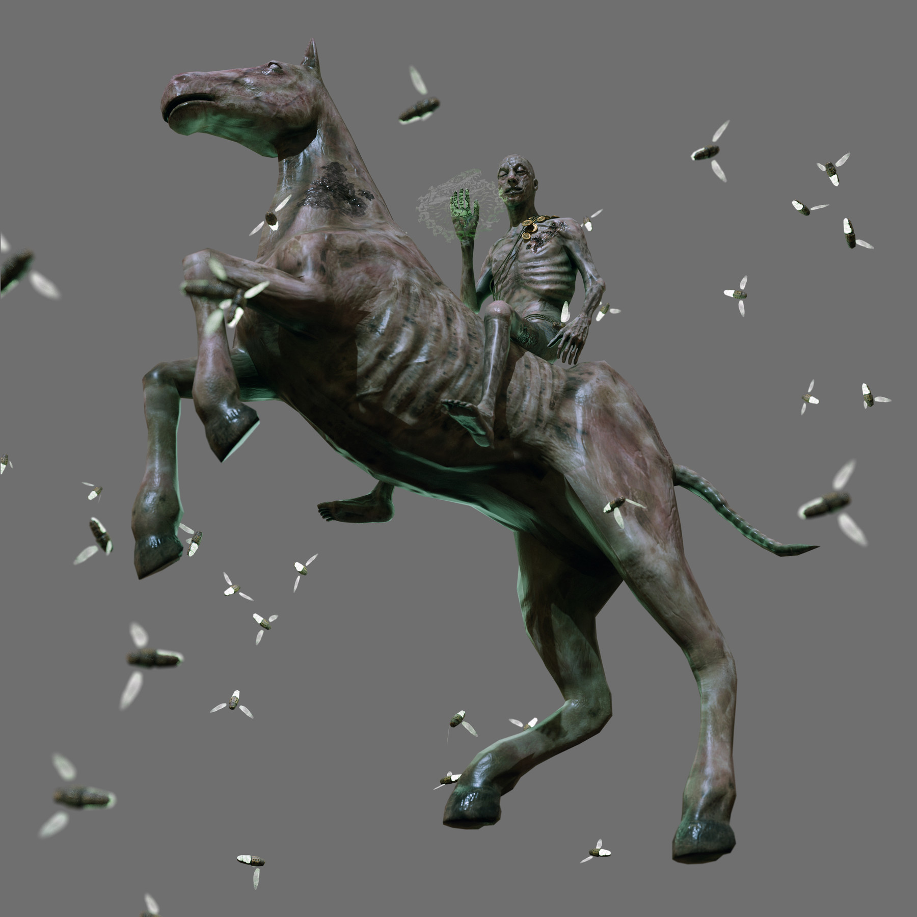 ArtStation - Undead Horse and Rider | Game Assets