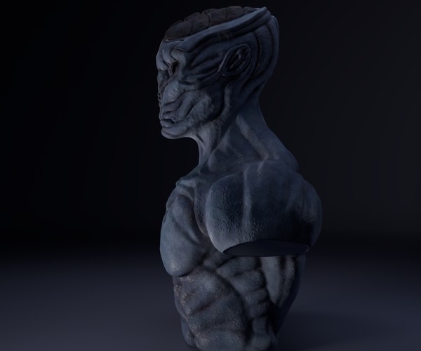 ArtStation - Alien Bust | Resources