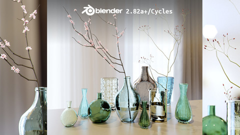 ArtStation - Glass Vases Collection 01 | Resources