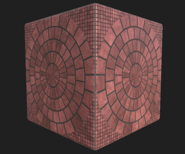 ArtStation - Circular tile floor. | Resources