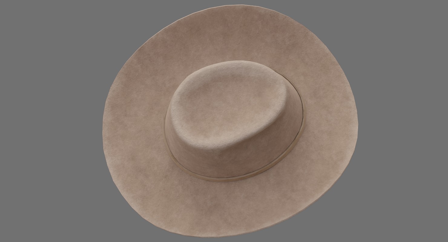 ArtStation - Cowboy Hat 1B | Game Assets