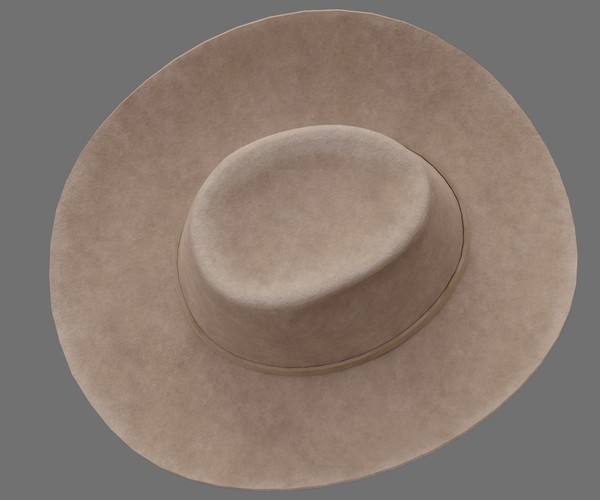 ArtStation - Cowboy Hat 1B | Game Assets