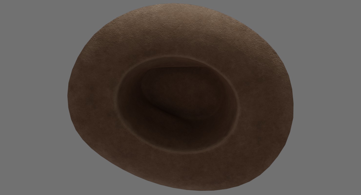 ArtStation - Cowboy Hat 1B | Game Assets