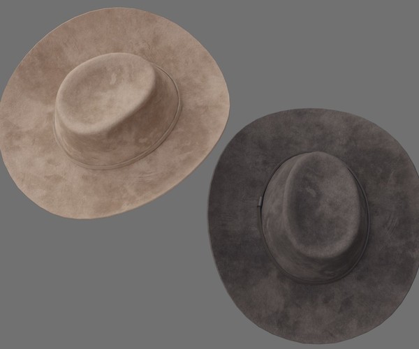 ArtStation - Cowboy Hat 1C | Game Assets