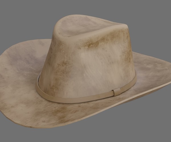 ArtStation - Cowboy Hat 1D | Game Assets