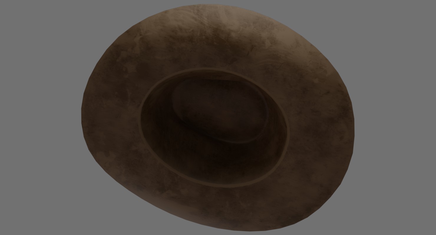 ArtStation - Cowboy Hat 1D | Game Assets