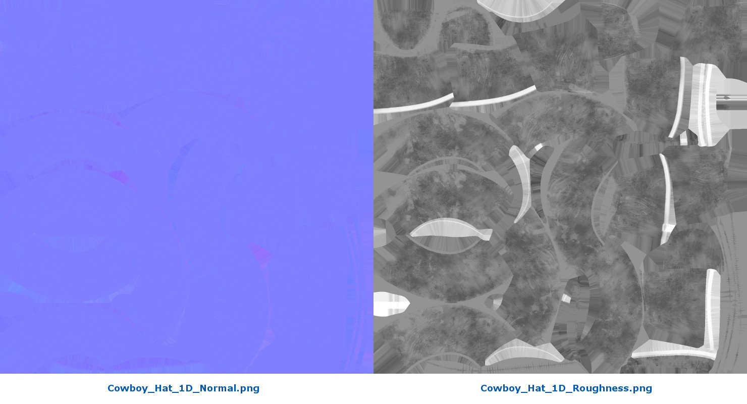 ArtStation - Cowboy Hat 1D | Game Assets