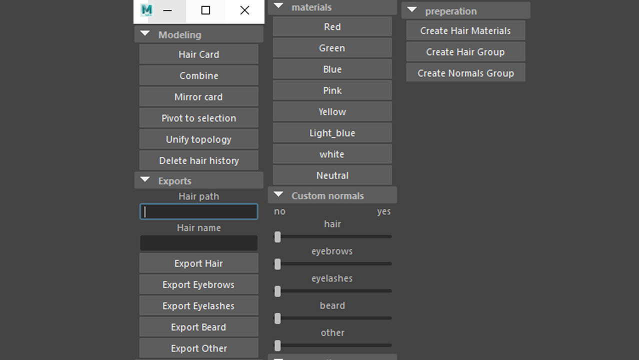 ArtStation - Quick Hair - Maya Plugin | Resources