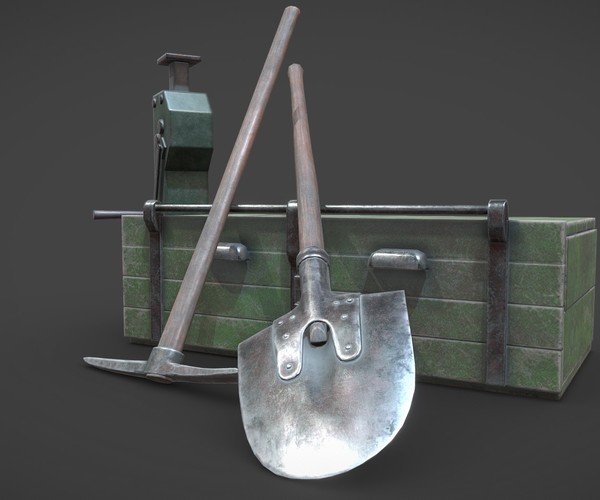 ArtStation - WW2 German Army Tools | Resources