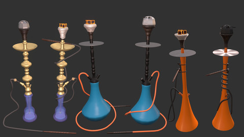 ArtStation - Hookah pack | Resources