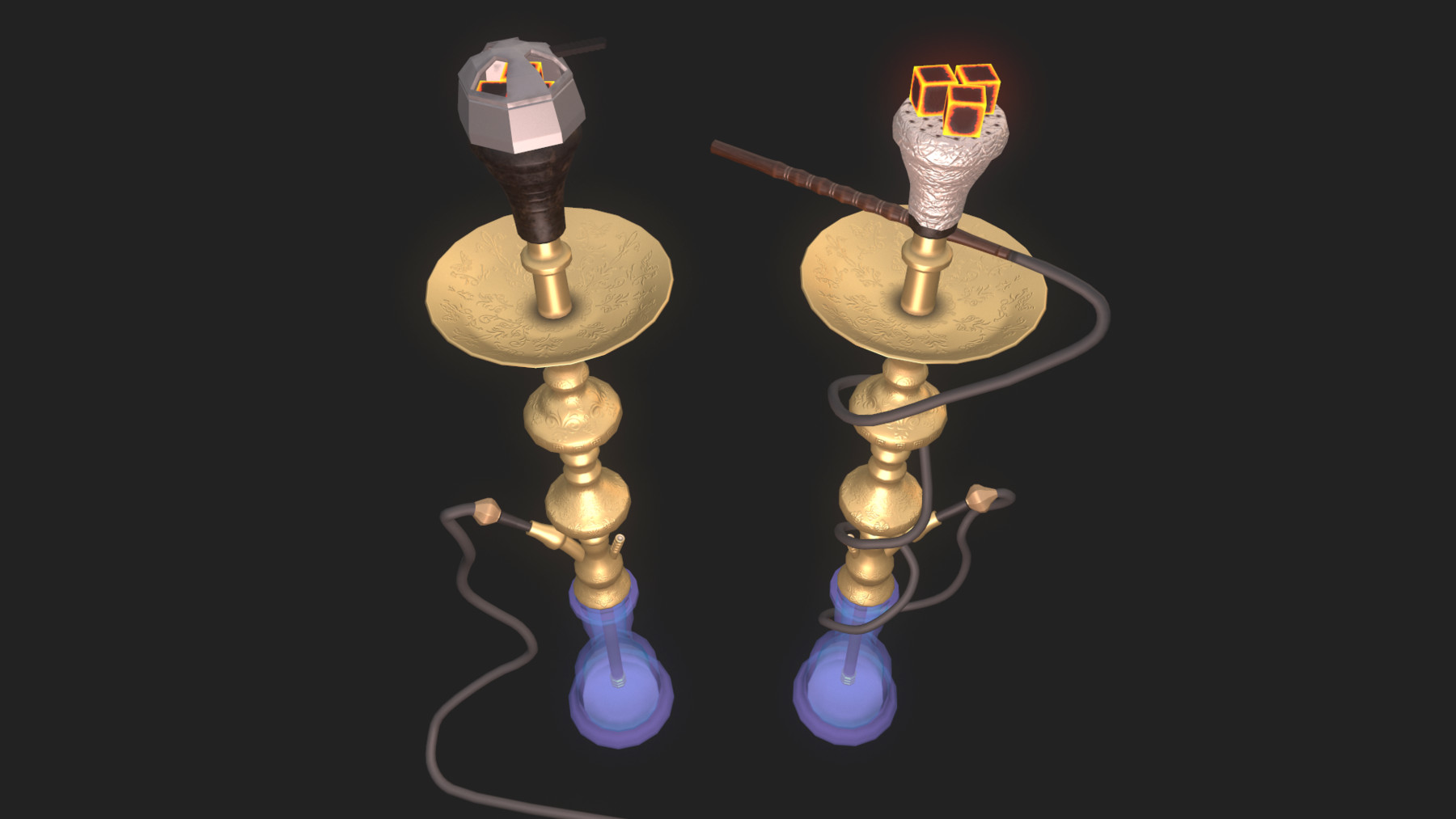 ArtStation - Hookah pack | Resources