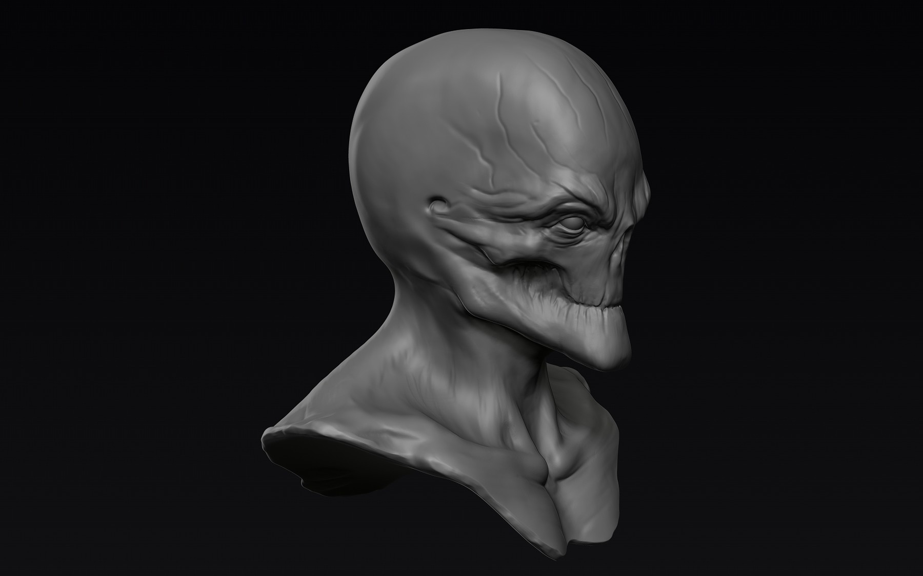ArtStation - Alien Head 03 | Resources