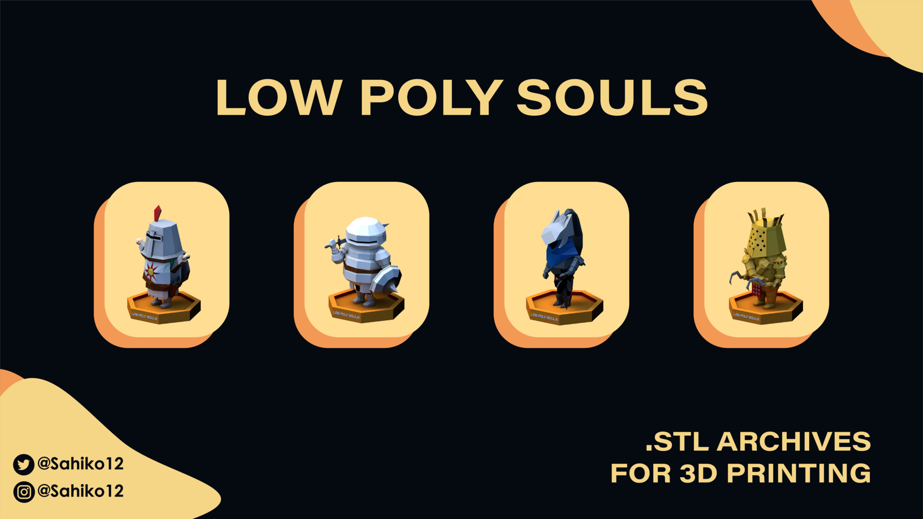 ArtStation - Low Poly Souls - First Pack | Resources